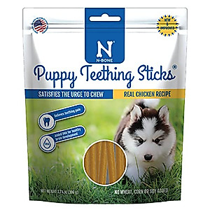 N-Bone Puppy Teething Treats,Chicken, 3.74 oz (111150)