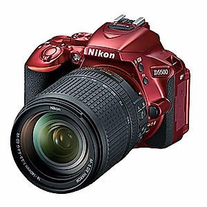 Nikon D5500 DX-format Digital SLR w/ 18-140mm VR Kit (Red)