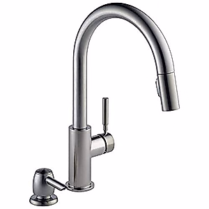 Delta 19933-SPSD-DST Trask Kitchen Faucet, SpotShield Stainless