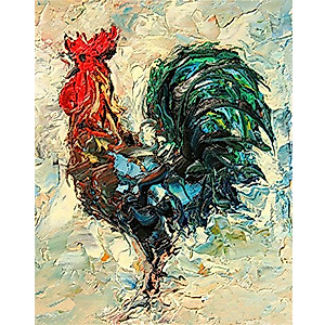 Awaken, Rooster Limited Edition, Signed and Numbered Print by Andre Dluhos