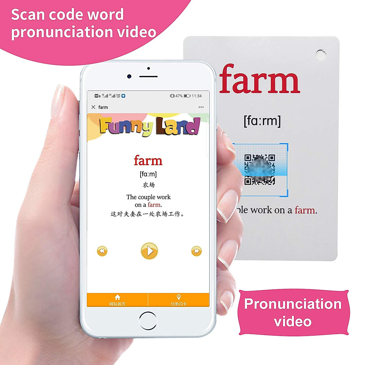 30PCS/Set Places&Building Kids Gifts English Flash Cards Pocket Card Educational Learning Baby Toys for Children Pre-Kindergarten