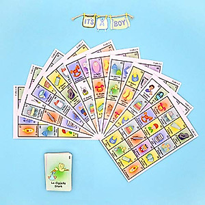 JIMMY'S TOYS Baby Shower Loteria Bingo Game