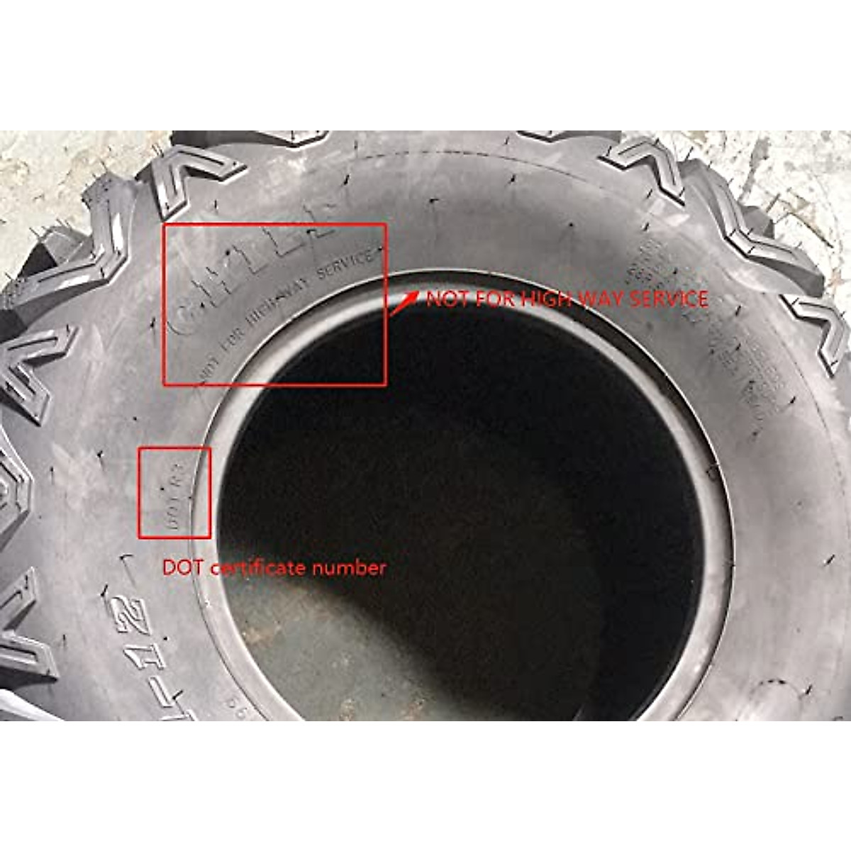 TRIBLE SIX 2PCS Tubeless 24x12-12 Turf Tires 8-Ply for Lawn Garden Mower 24-12-12 LRD Turf Bias For Garden Lawn Mower Tractor Golf Cart Tires