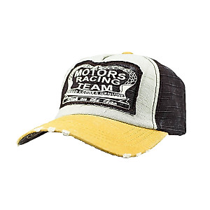 LONGTEN Vintage Baseball Cap Denim Cotton Frayed Edge Sunhat Adjustable Unisex