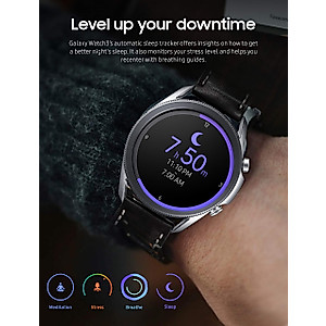 Samsung Galaxy Watch 3 (41mm, GPS, Bluetooth) Smart Watch with Advanced Health monitoring, Fitness Tracking , and Long lasting Battery - Mystic Silver (US Version)- (Renewed)