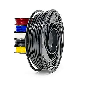 Gizmo Dorks Flexible TPU 3D Printer Filament 1.75mm 200g, Black