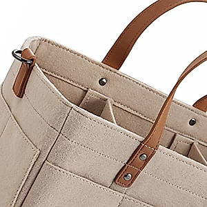 Abbasi Baby Felt Storage Nursery Organizer Basket Infant Diaper Bag with Handle Changing Kids Storage A
