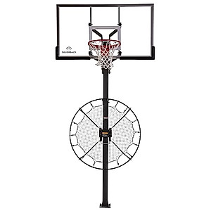 Silverback Multi-Sport Training Rebound Passback Net - Basketball Rebounder - Multisport Rebounder,Black