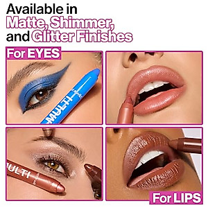 wet n wild Color Icon Cream Eyeliner Eyeshadow Multi-Stick, Moisturizing, Nourishing Velvety Cream-to-Powder Buildable & Blendable Formula, Cruelty-Free & Vegan - Poppy-lar