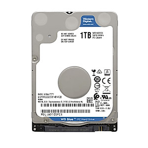 Western Digital 1TB WD Blue Mobile Hard Drive & Digital 1TB WD Blue PC Hard Drive - 7200 RPM Class, SATA 6 Gb/s, 64 MB Cache, 3.5" - WD10EZEX