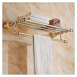 Towel BAR Rack European Styleen Hand Towel Holder,Bathroom Bathroom Rack,Perforated Bath Towel Rail,Towel Bar/Towel Rack/a (Color : Single Rod, Size : Christmas Reindeer -Style5)