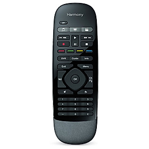 Logitech 915-000194 - Harmony Smart Remote Control with Smartphone App - Black (Renewed)