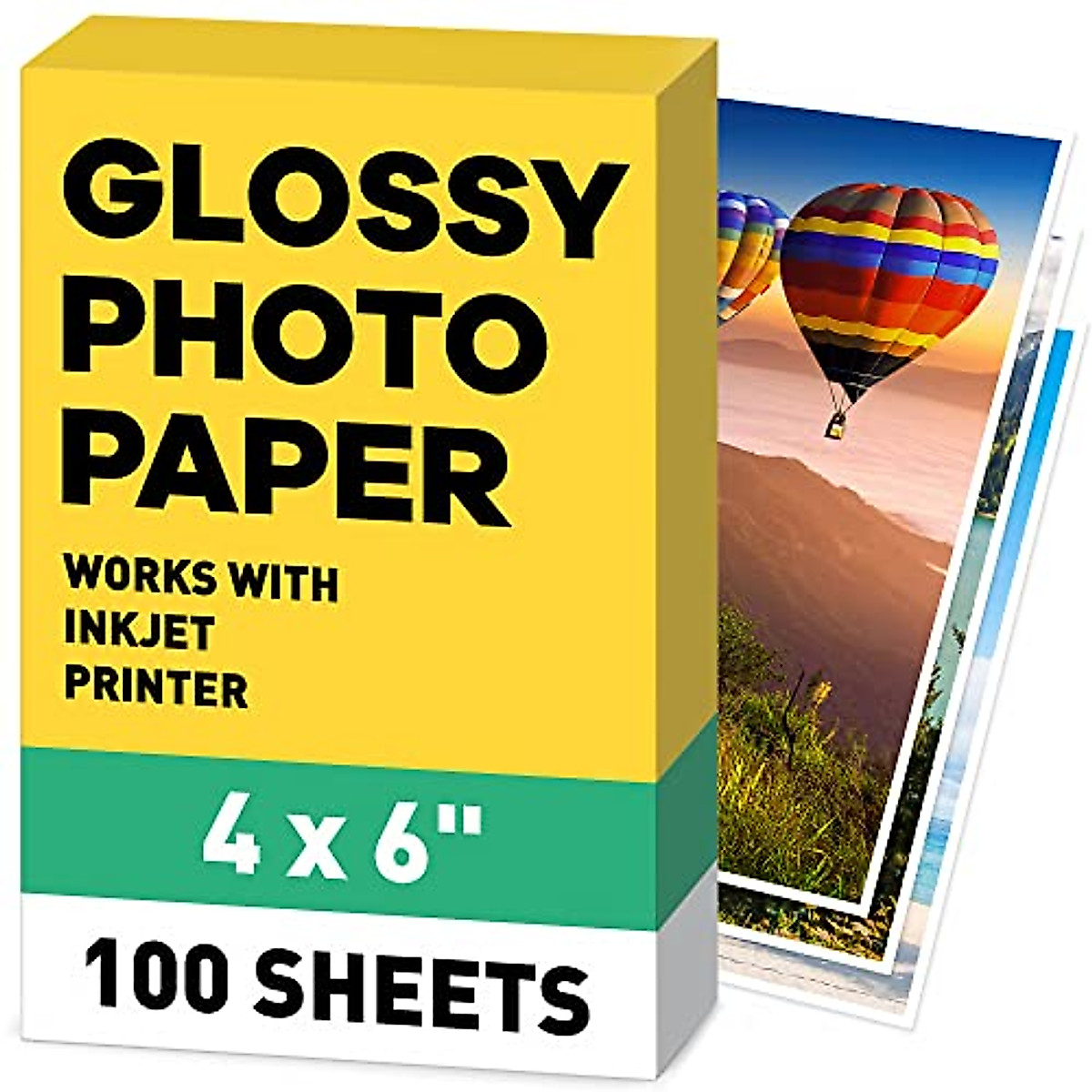 Photo Paper 4x6 Glossy (100 Sheets) Photo Paper For Printer - Works With Inkjet Printer - Picture Paper For Printer - Copy Paper Photo Quality // Paper Plan