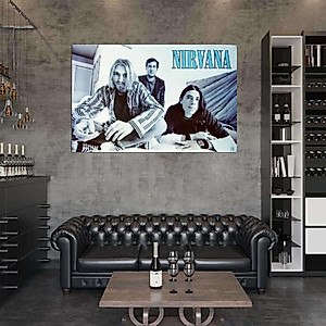 530532 Nirvana Kurt Cobain Dave Grohl Original Rare DECOR WALL 16x12 PRINT POSTER