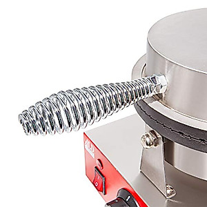 ALDKitchen Waffle Cone Maker | Commercial Waffle Roll Maker | Nonstick Covering | Stainless Steel | 1.2kW | 110V