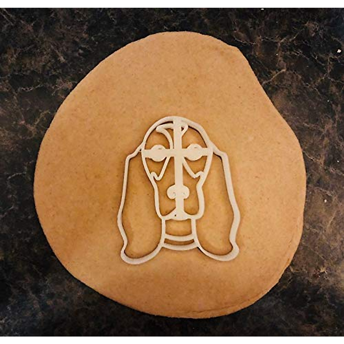 Basset Hound Cookie Cutter and Dog Treat Cutter - Face - 3 inch