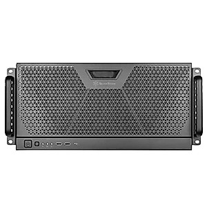 SilverStone Technology RM51 5U Rackmount Server Chassis with Dual 180mm Fans and Enhanced Liquid Cooling Capability, SST-RM51