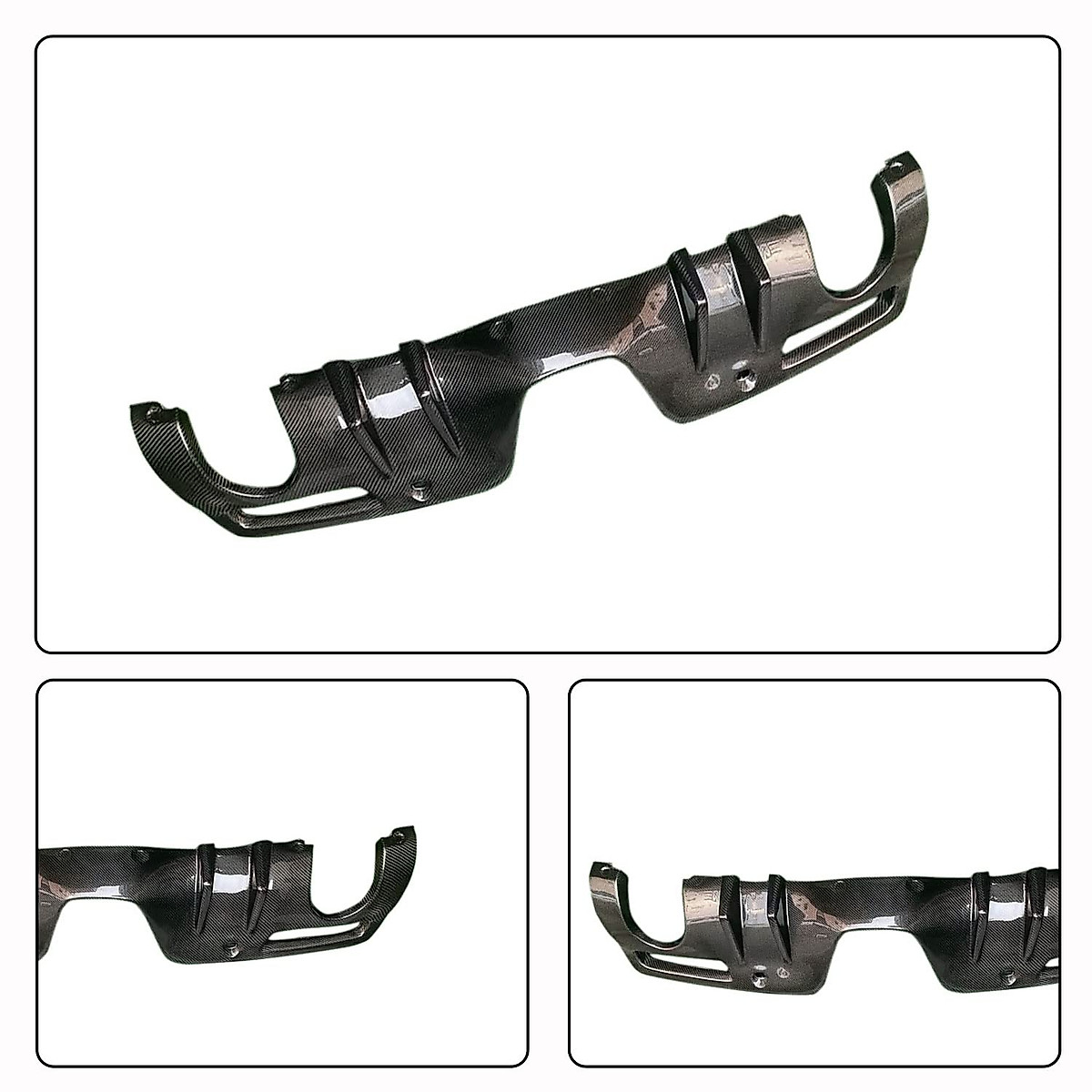 MCARCAR KIT Carbon Fiber Rear Bumper Diffuser for Toyota Supra A90 A91 2019-2022 Coupe 2-Door Lower Bumper Lip Spoiler Valance Protector Factory Outlet