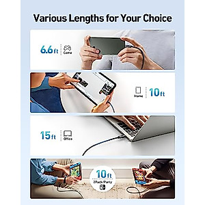 uni 100W USB C to USB C Cable 15ft, USBC to USBC Cable PD Fast Charging Cable, USB C Charger Cable (5A 20V) Compatible with Samsung Galaxy S24, iPhone15/Pro/Plus/ProMax, MacBook Air/Pro, iPad Pro