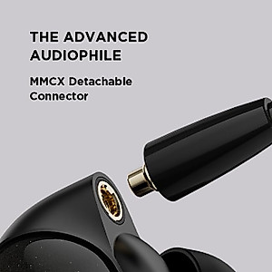 1MORE Penta Driver Wired in-Ear Headphones, Hi-Res High Fidelity Professional Earphones, Detachable MMCX Connector, MEMS Mic and 3-in-1 Control, in-Ear Earbuds Fit for Smartphones, PC, Tablet