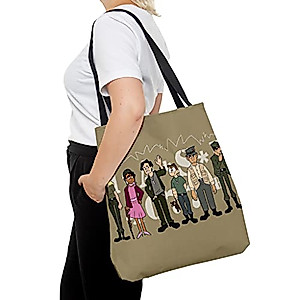 mash Aesthetic 4077th Tote Bag for Women and Men Beach Bag Shopping Bags School Shoulder Bag Reusable Grocery Bags