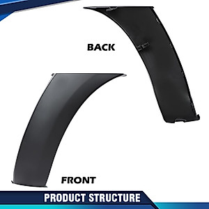 PIT66 New Front Driver Side Left Bumper End Cap Compatible With Toyota Tacoma 2WD/4WD (except X-Runner) Fender Flare Extension 2005-2011 5211304020