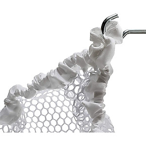 BLUE PANDA - Stuffed Animal Storage Hammock for Small Soft Toys (White, 32 x 24 Inches)