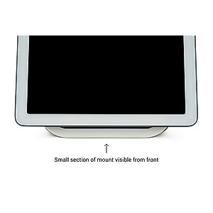 Built3D, Google Nest Hub Home Kitchen Under Cabinet Mount Bracket | All Hardware Included (White)