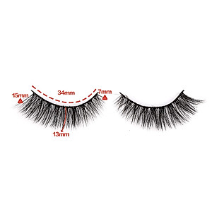 Newcally Lashes False Eyelashes Cat Eyes Wispy Natural Faux Mink Lashes 14 Pairs Pack Light Volume Short Fake Eye Lashes Multipack