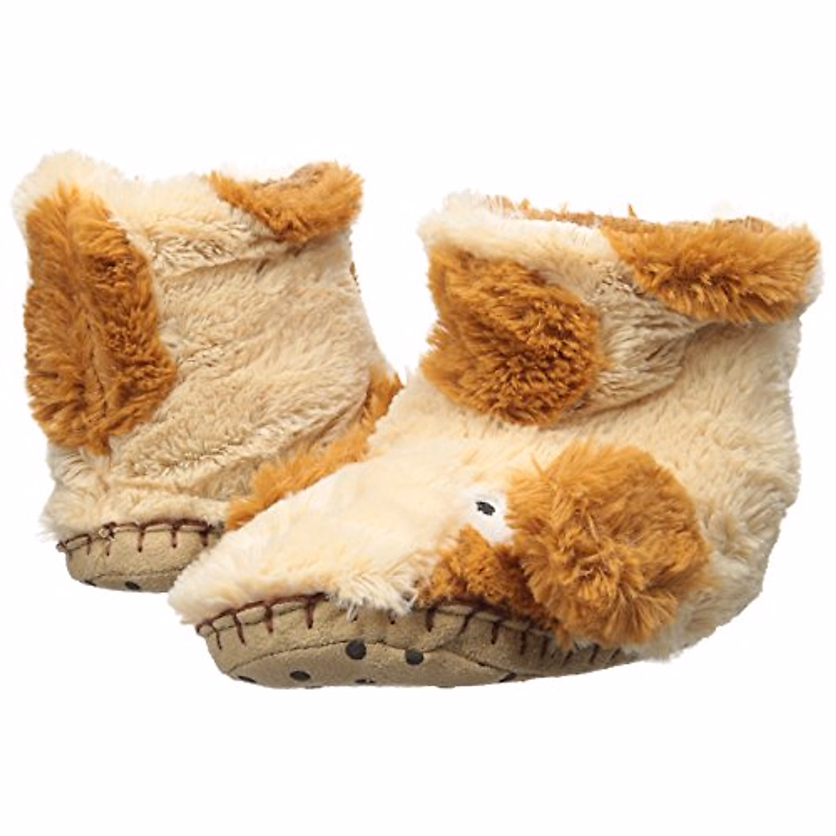 Little Blue House by Hatley unisex child Hi-top Slouch Animal Slipper Sock, Puppy, Small 5 - 7 US