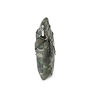 Baggallini womens go bagg with RFID phone wristlet, Olive Camo, One Size US