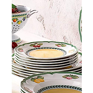 Villeroy & Boch French Garden Fleurence Salad Plate, 21 cm, White/Multicolored