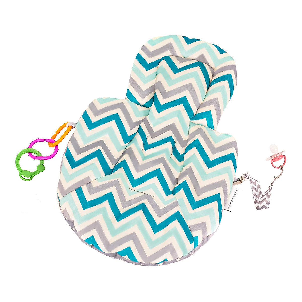 Farnodbaby Infant Newborn Baby Insert Compatible with 4Moms mamaRoo and rockaRoo with Head and Body Support