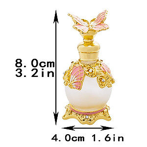 YU FENG 15ml Empty Refillable Perfume Bottles for Fragrance Restoring,Dresser Table Decor,Gifts, Keepsake,Travelling