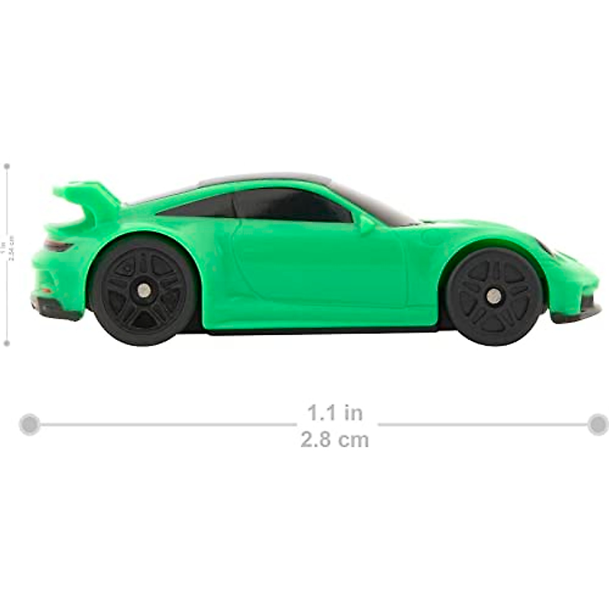 Hot Wheels 1:64 Scale RC Toy Car, Remote-Control Porsche 911 for On & Off Track Racing with USB Cable for Recharging