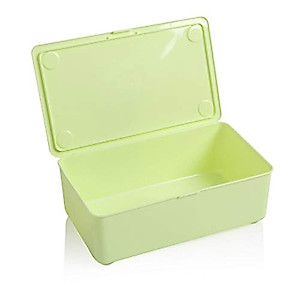 Czlsd Underwear Storage Box Plastic Wardrobe Closet Underwear Socks Multi-Grid Mini Drawer Organize Storage Storage Box (Color : Green)