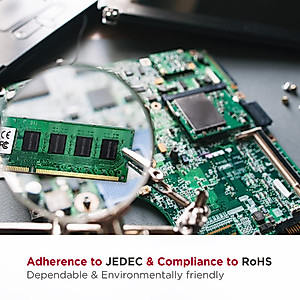 【DDR3 RAM】 GIGASTONE 16GB Kit (4x4GB) DDR3/DDR3L 1600MHz (1333MHz) PC3-12800 (PC3-10600) CL11 1.35V/1.5V 2Rx8 UDIMM 240 Pin Unbuffered Non ECC High Performance PC Desktop Memory Upgrade