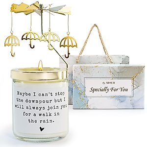 Thinking of You Gifts for Women, Bereavement Gifts, Get Well Soon Gifts for Women, Sympathy Feel Better Thoughtful Gifts for Best Friend, Cheer Up Gifts for Sister Bestie, Lavender Scented Candle