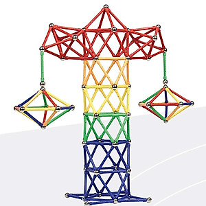 Edress Lengthen Magnetic Sticks Building Set Intelligence Toys (250 Pcs)