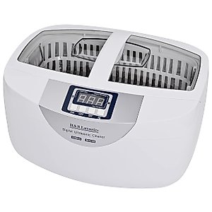 H&B Luxuries Professional Ultrasonic Cleaner with Heater 160 Watts 2.5 Liters for Dental Carb Parts Jewelry Dentures Also Good Home Use