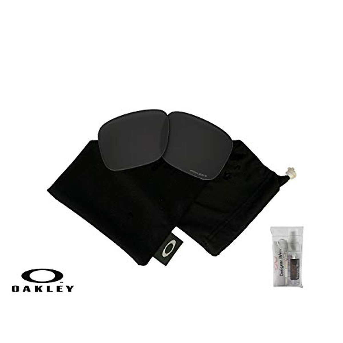 Oakley Original Holbrook OO9102 PRIZM Black Iridium Polarized Replacement Lenses For Men For Women+BUNDLE Microfiber Cloth Bag