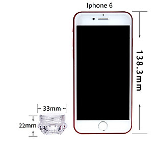 TMO 100pcs 5 Gram Clear Jars Plastic Jars Plastic Cosmetic Container Empty Cosmetic Sample Containers Transparent 5G/5ML Plastic Pot Jars for Eye Shadow,Nails,Powder,Paint