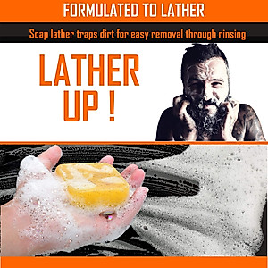 Tame's Beard Straightener for Men - Hair and Beard Armor - Orange Walnut Beard Soap - Bundle.