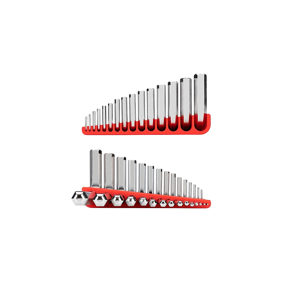 TEKTON Ball End Hex Key Set, 15-Piece (1.3-10 mm) with Holder | KLX91201