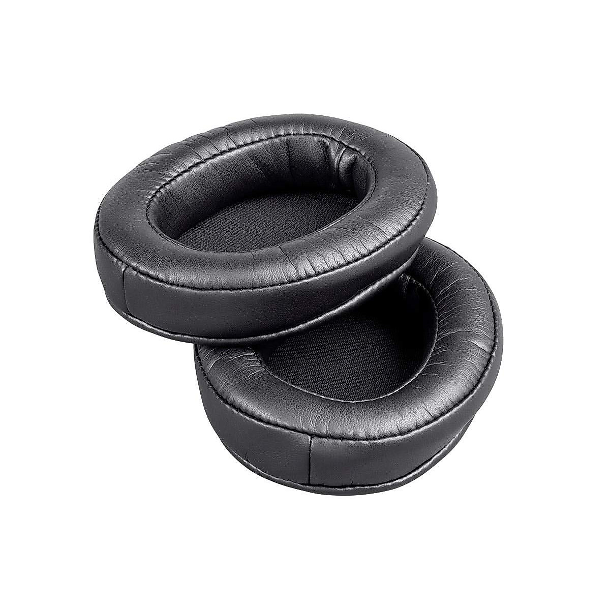 Monoprice Memory Foam Protein Leather Earpads (Pair) - Black, Maximize Comfort for Headphones