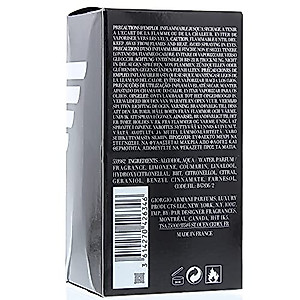 GIORGIO ARMANI Emporio Diamond Carat EDT, Black, 1.7 Ounces