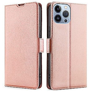 Fansipro Wallet Folio Case for Oppo Reno 2 F, Premium PU Leather Slim Fit Cover for Reno 2 F, 1 Card Slot, Handy, Golden