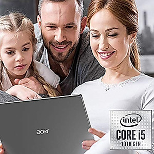 Acer Aspire 5 Slim Laptop, 15.6" Full HD IPS Display, 10th Gen Intel Core i5-10210U, 8GB DDR4, 256GB PCIe NVMe SSD, Intel Wi-Fi 6 AX201 802.11ax, Fingerprint Reader, Backlit KB, A515-54-59W2, Silver