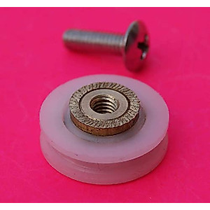 Replacement Shower Door Rollers/Runners/Wheels Grooved 19mm Diameter (19mm-4pcs)