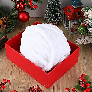 Timgle 24 Pack Chunky Chenille Yarn for Crocheting (29 Yards Each Skein), Bulky Thick Fluffy Yarn for Knitting, Chenille Yarn Soft Velvet Yarn Blanket Yarn for Arm DIY Weaving Crafts Projects